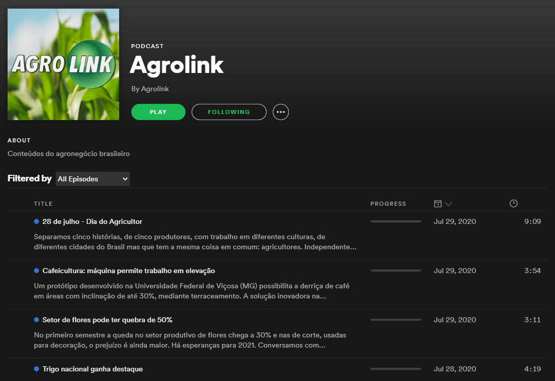AGROLINK - O Portal do conteúdo Agropecuário. Comercial