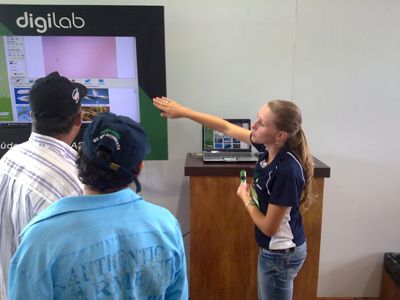 BASF demonstra o serviço Digilab, um sistema digital de identificação ...