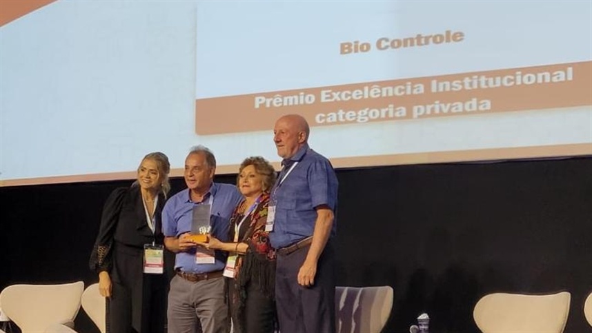Bio Controle recebe Prêmio Excelência Institucional
